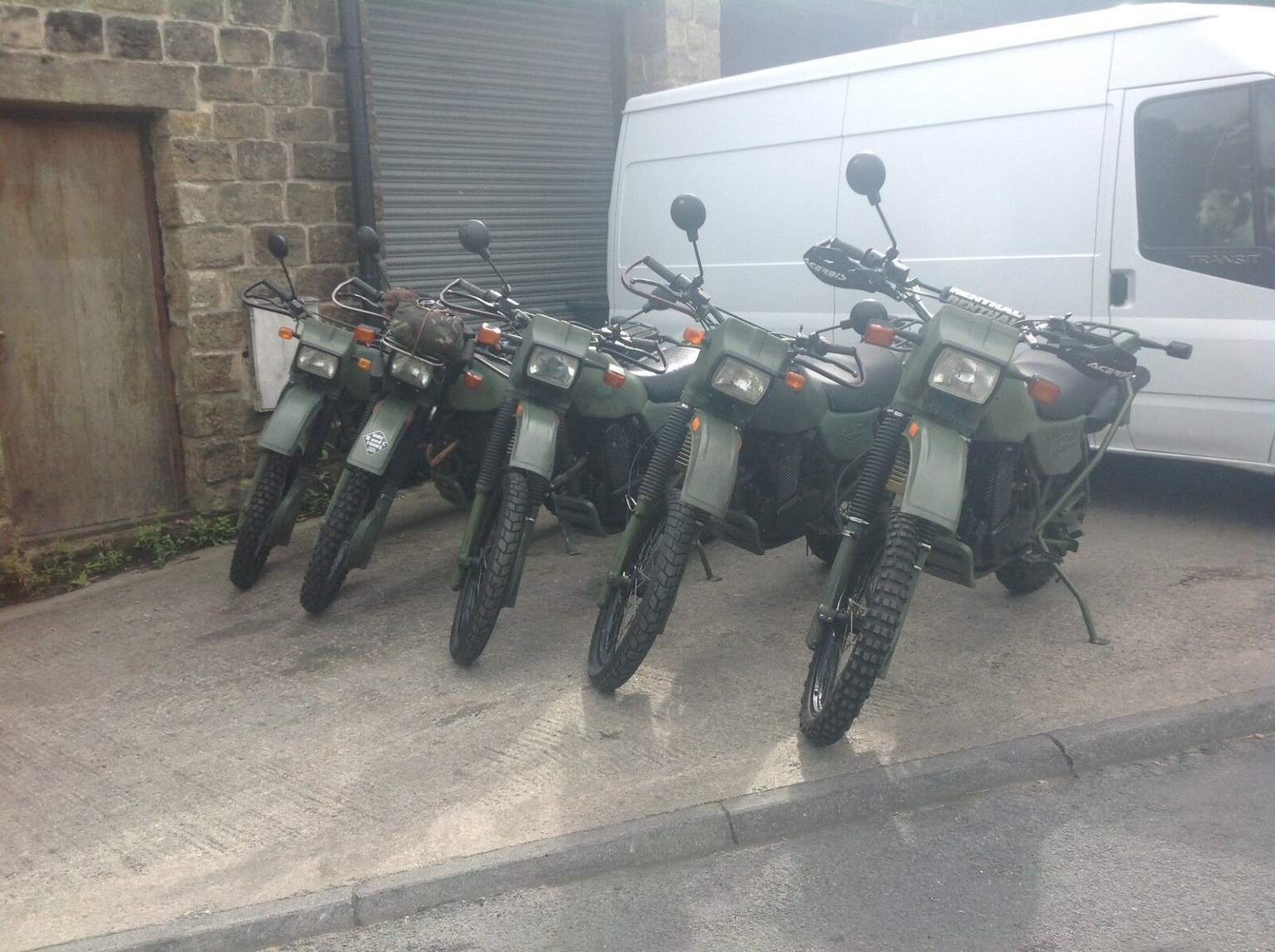 Ex British Army MT 350 motor cycles