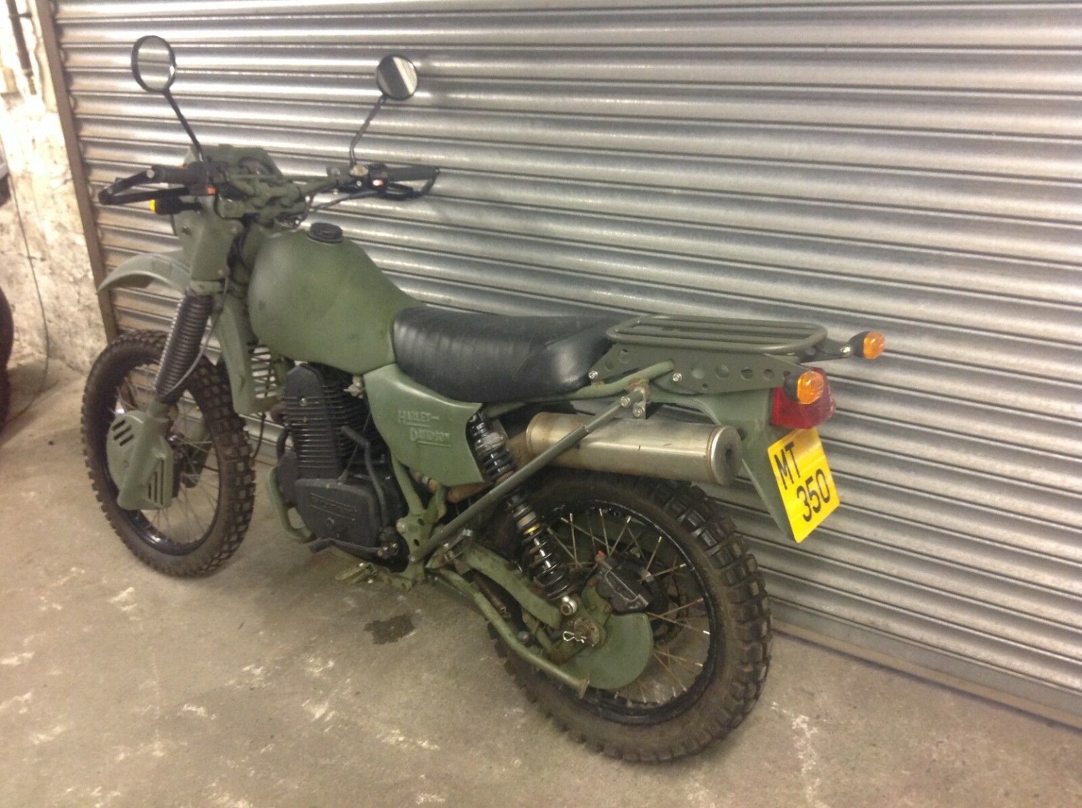 Ex British Army MT 350 motor cycles