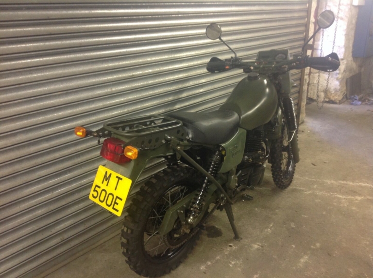 Ex British Army MT 350 motor cycles