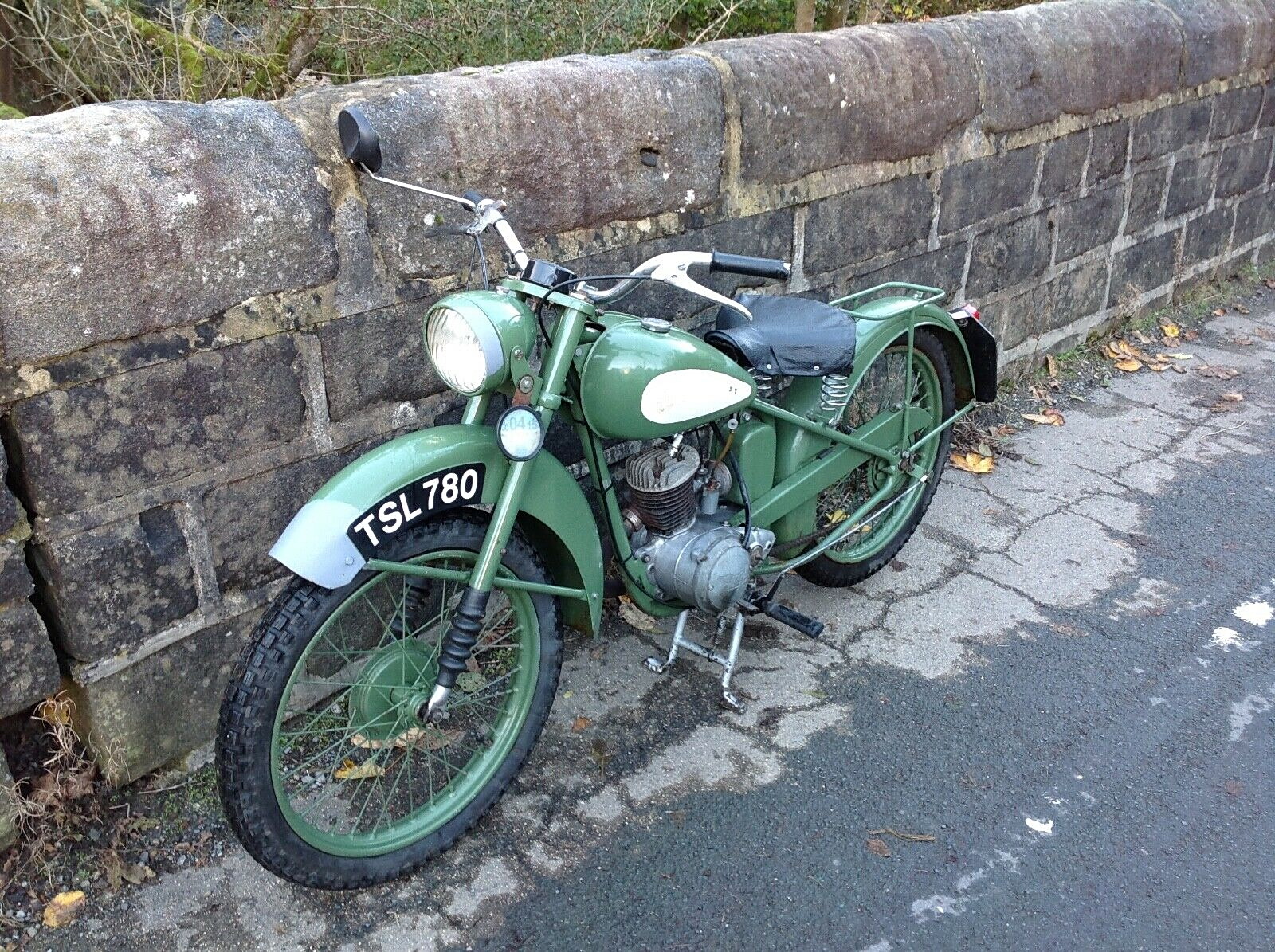 1951 BSA BANTAM RIGID, CLASSIC, VINTAGE, SHOW - GENERAL COMMUTER D & C ...