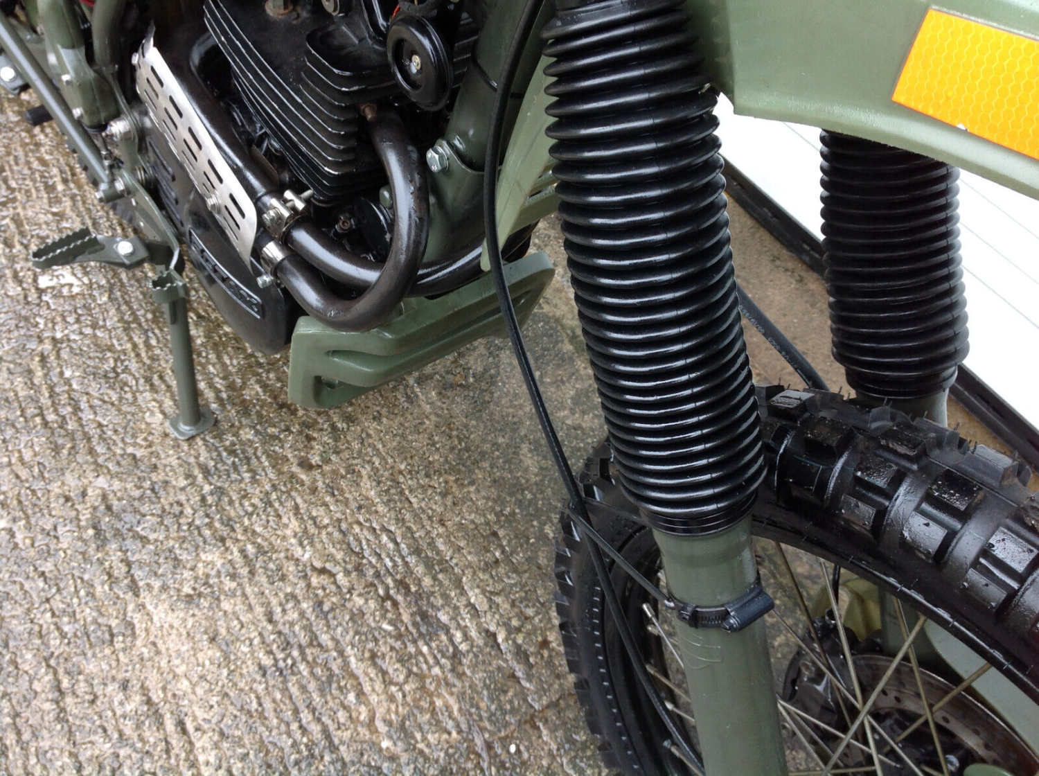 Ex British Army MT 350 motor cycles