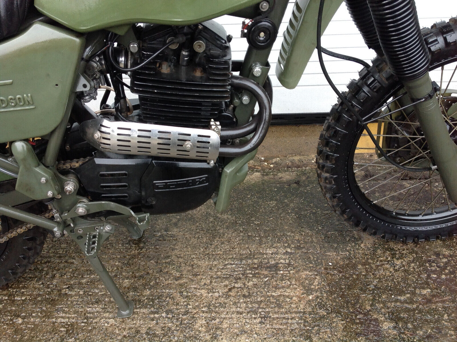 Ex British Army MT 350 motor cycles