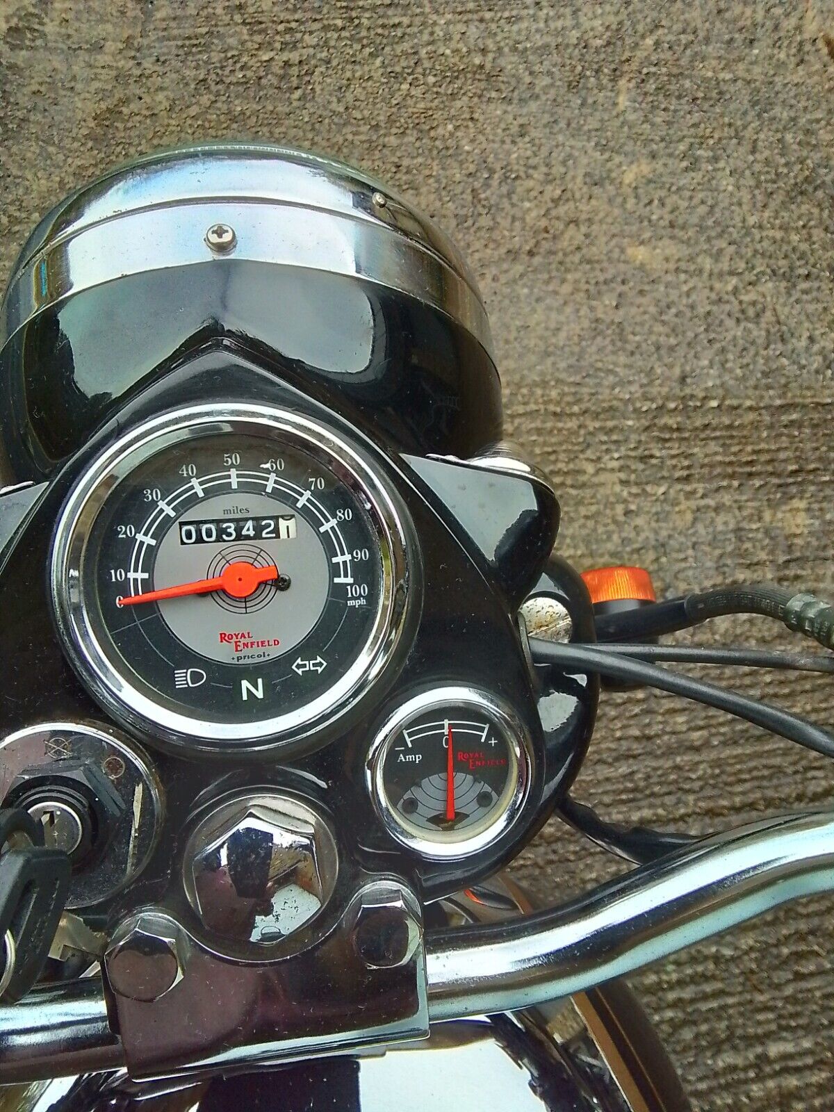 07 ROYAL ENFIELD 500cc BULLET ELECTRA X E/START WITH JUST *342* MILES ...