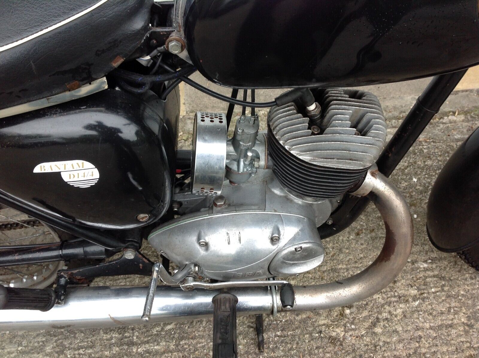 69 BSA BANTAM MOTOR CYCLE 175 HISTORIC VEHICLE PROJECT BIKE NEEDS ...